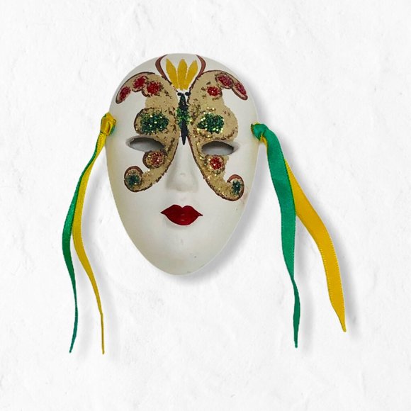 Accents | 4 Ceramic Decorated Xsmed Masks | Poshmark